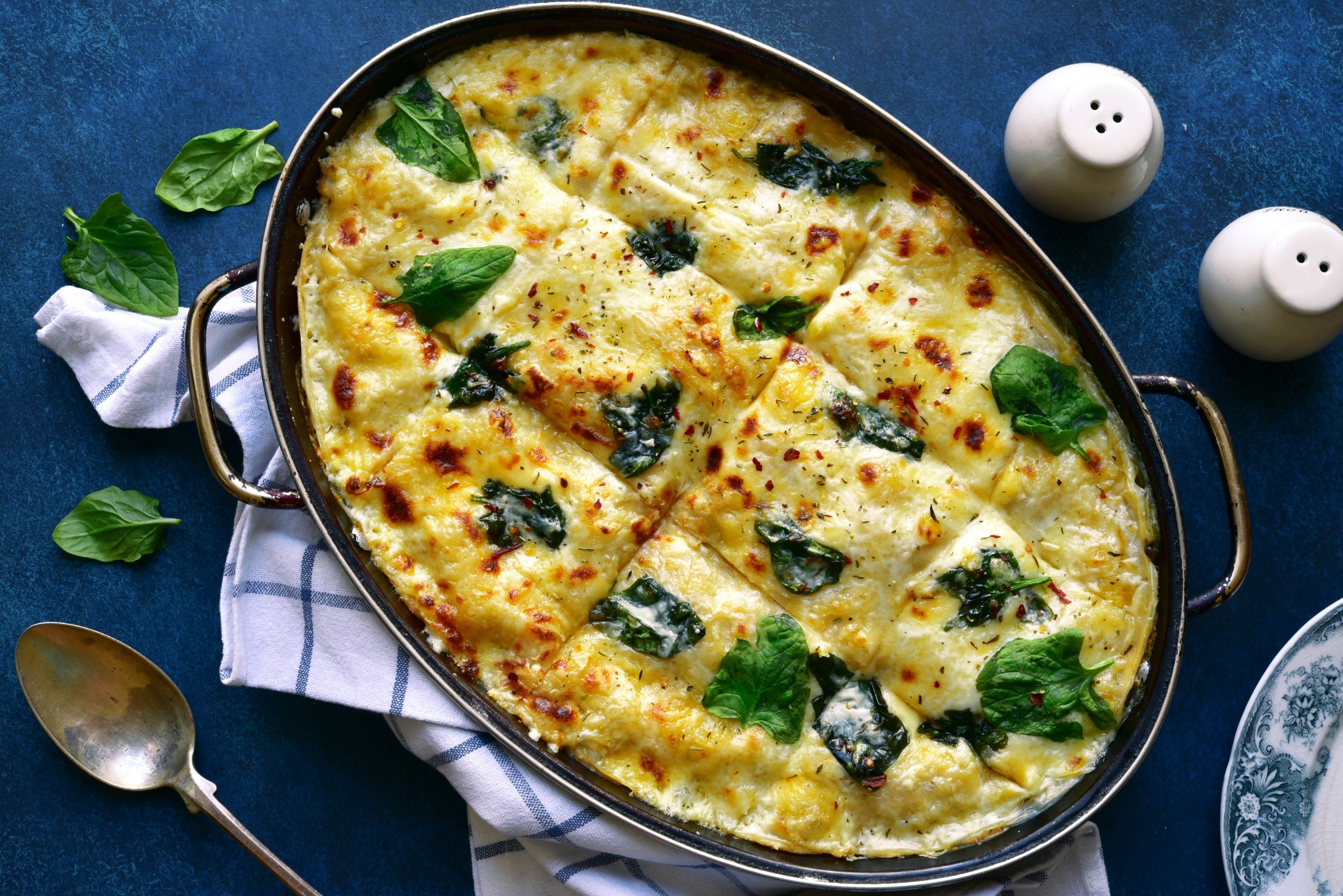 Chicken, Mushroom and Spinach Lasagne - FoodWrite